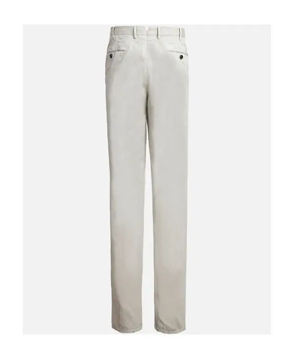 PT TORINO Slim-cut Chino Trousers - Gray