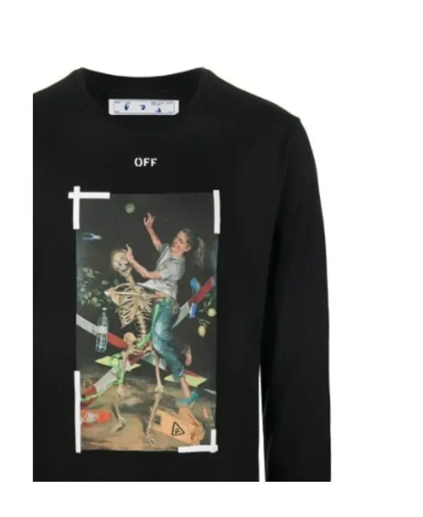 Off-White Pascal Long-sleeved Printed T-shirt
