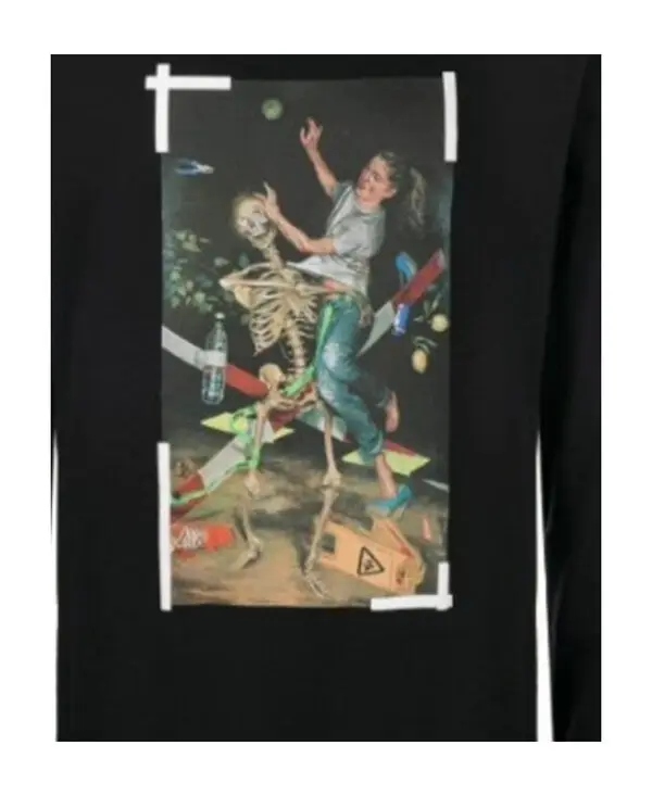 Off-White Pascal Long-sleeved Printed T-shirt
