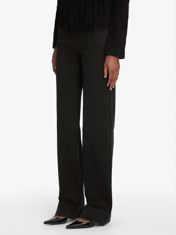 FRAME High-waisted Wide-leg Jeans