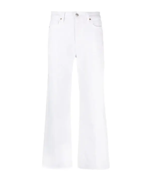 Paige Vanessa Wide Leg Jeans - White