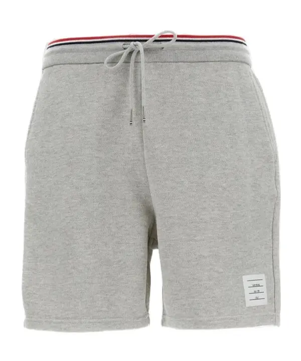 Thom Browne Drawstring Shorts With Signature Striping