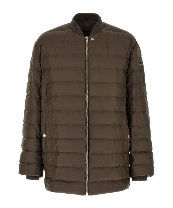Moncler Zipped Padded Jacket - Brown