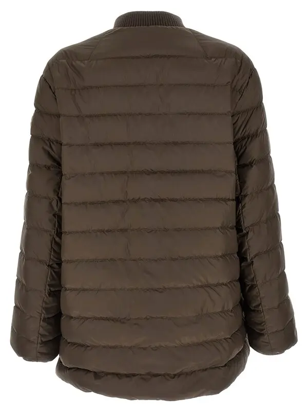 Moncler Zipped Padded Jacket - Brown
