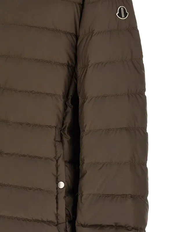 Moncler Zipped Padded Jacket - Brown