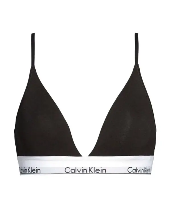 Calvin Klein Triangle Bra - Black
