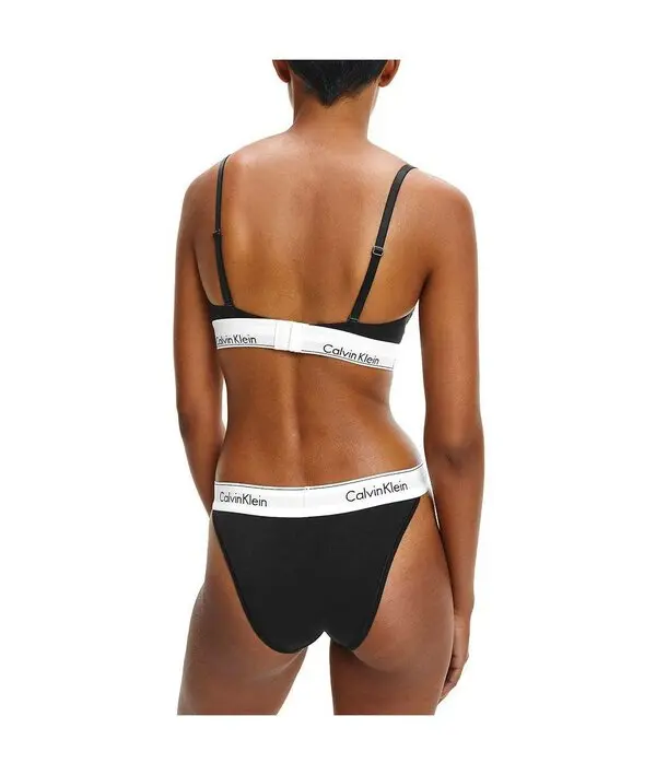 Calvin Klein Triangle Bra - Black