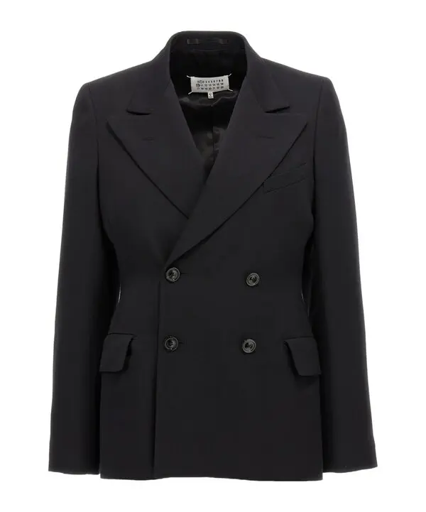 MAISON MARGIELA Double-breasted Blazer - Black