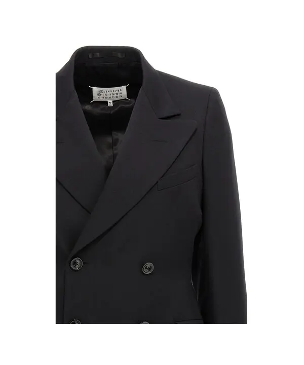MAISON MARGIELA Double-breasted Blazer - Black