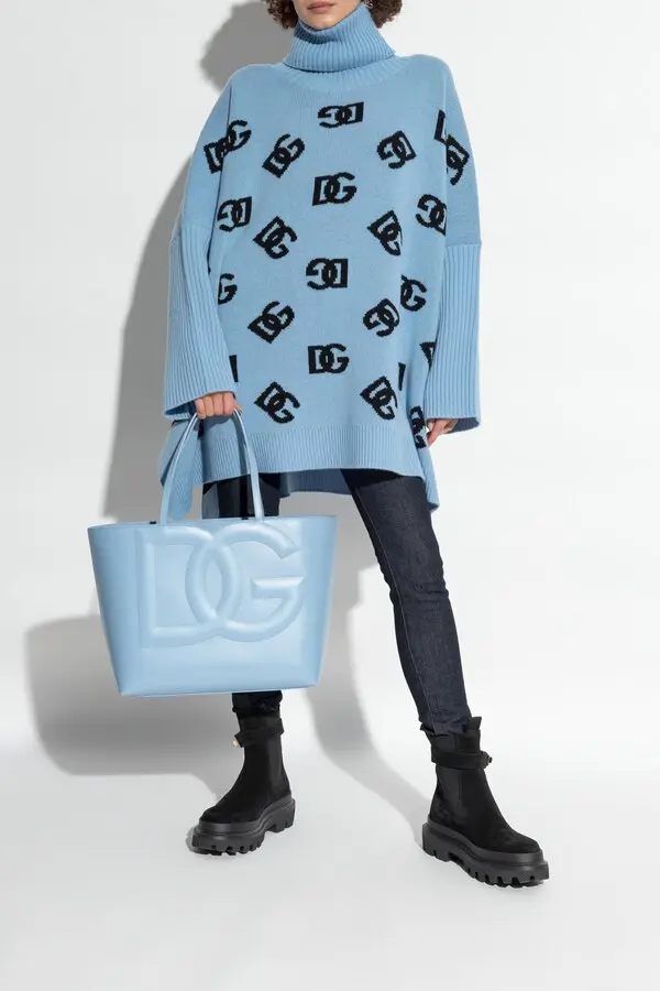 Dolce & Gabbana Dg Logo Plaque Ankle Boots