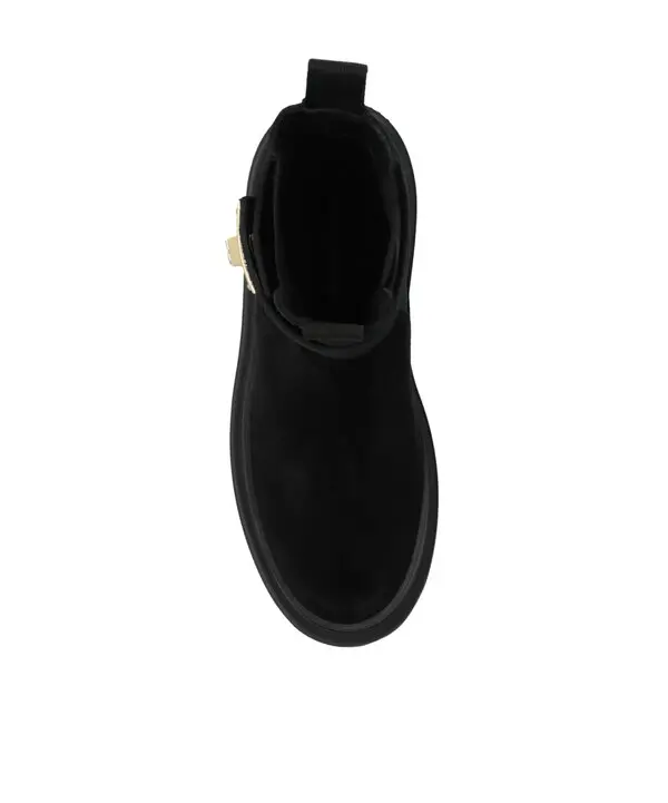 Dolce & Gabbana Dg Logo Plaque Ankle Boots