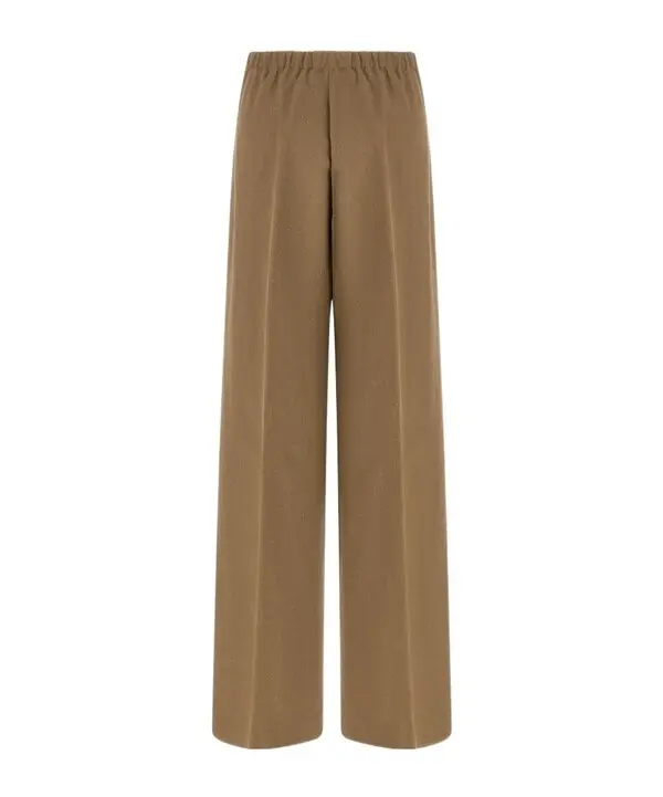 Herno Micro Sequin Wide Leg Trousers - Brown