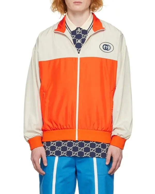 Gucci Color-block Bomber Jacket