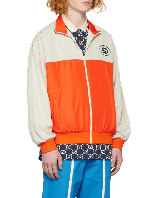 Gucci Color-block Bomber Jacket