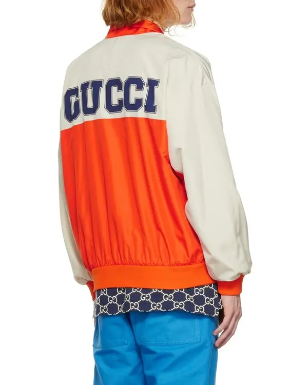 Gucci Color-block Bomber Jacket