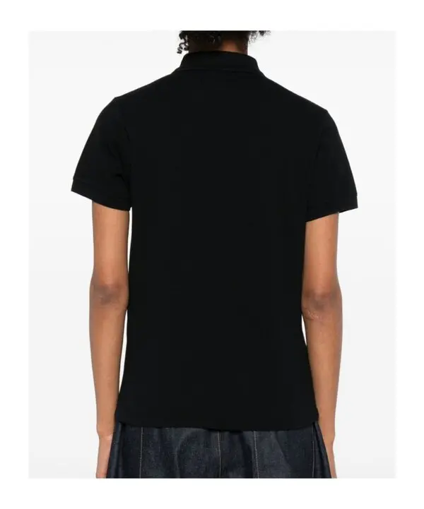Maison Kitsuné Fox Embroidered Short Sleeve Polo Shirt