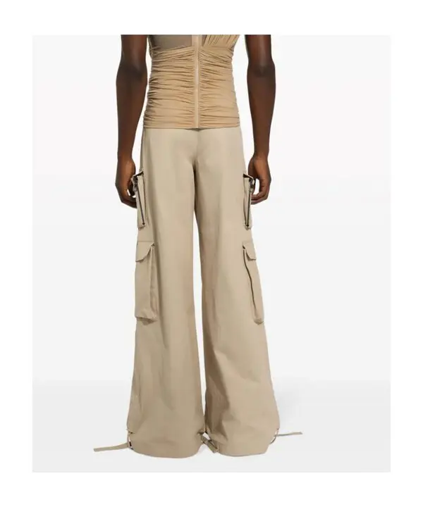 Dolce & Gabbana Gabardine Wide-leg Cargo Pants