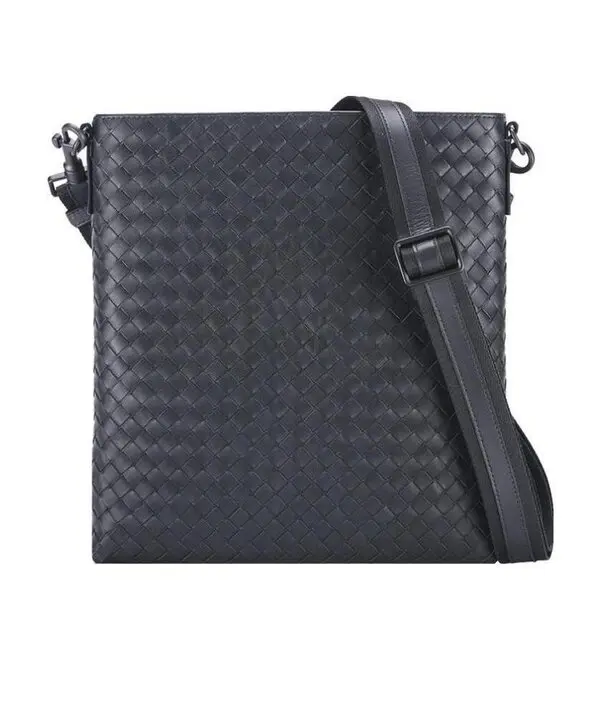Bottega Veneta Knitted Cross-body Bag - Black