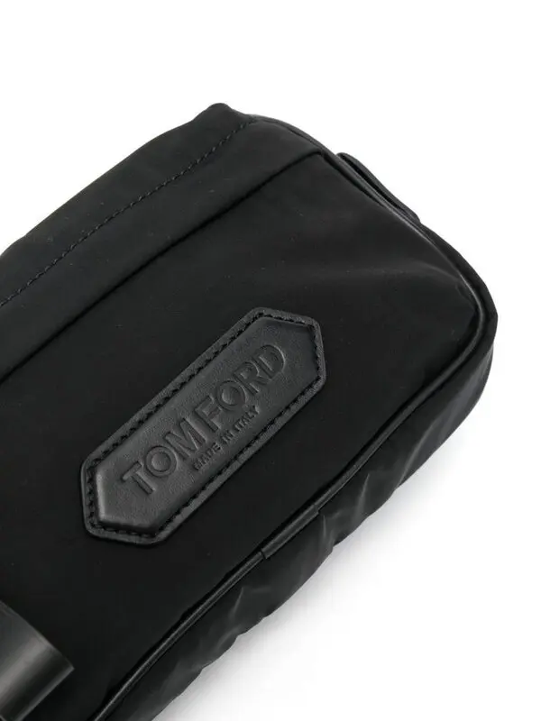 TOM FORD Logo Patch Leather Belt Bag