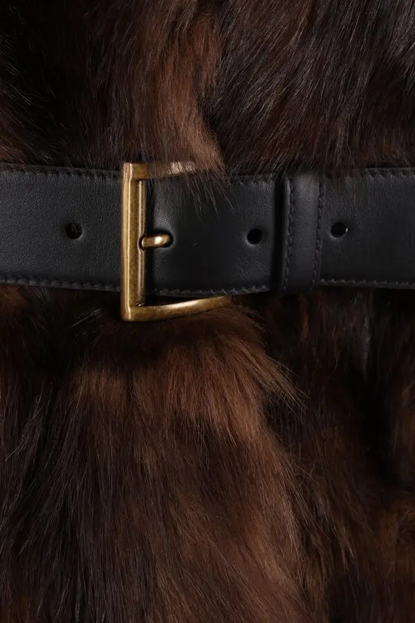 Prada Sleeveless Belted Gilet