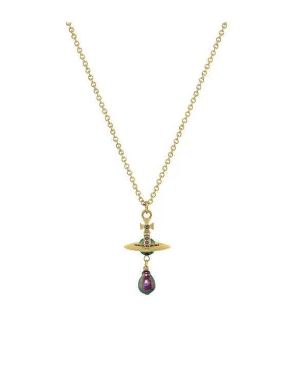 VIVIENNE WESTWOOD Aleksa Orb Pendant Necklace - Golden
