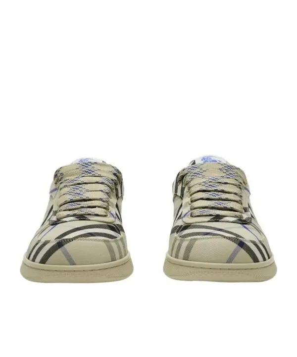 Burberry Vintage Check Lace-up Sneakers - Lichen