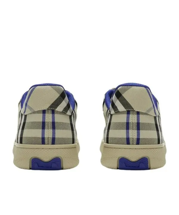 Burberry Vintage Check Lace-up Sneakers - Lichen