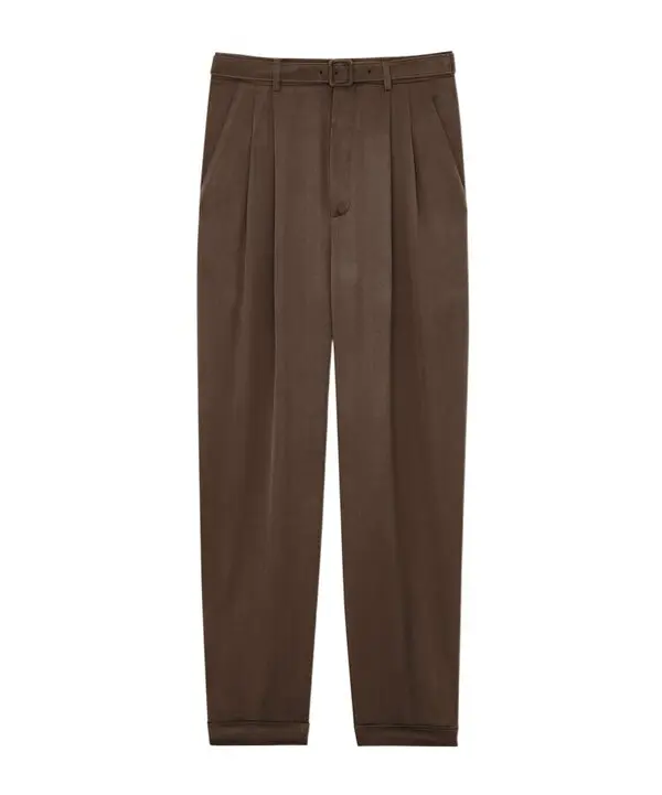 Saint Laurent High Waist Slim Fit Pants