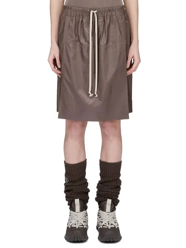 Moncler Drawstring Shorts With Embroidered Logo