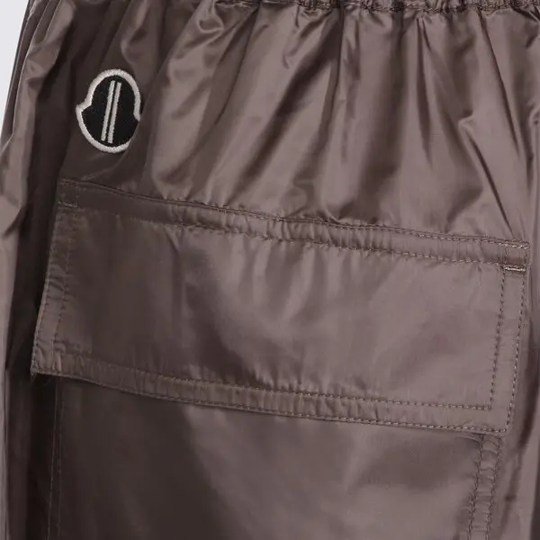 Moncler Drawstring Shorts With Embroidered Logo