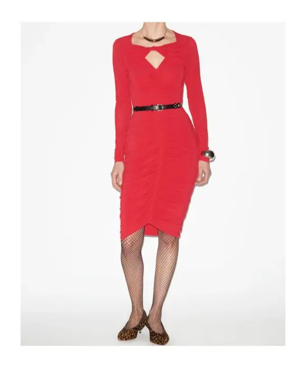 Isabel Marant Étoile Volgane Ruched Dress