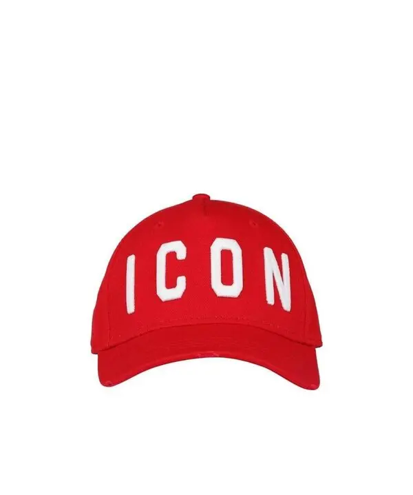 Dsquared2 Icon Logo Embroidered Baseball Cap - Red