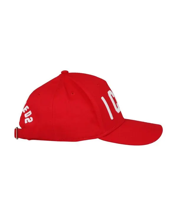 Dsquared2 Icon Logo Embroidered Baseball Cap - Red