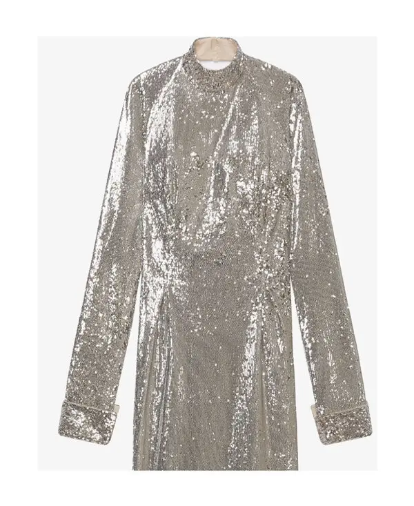 Givenchy Open-back Sequin Gown
