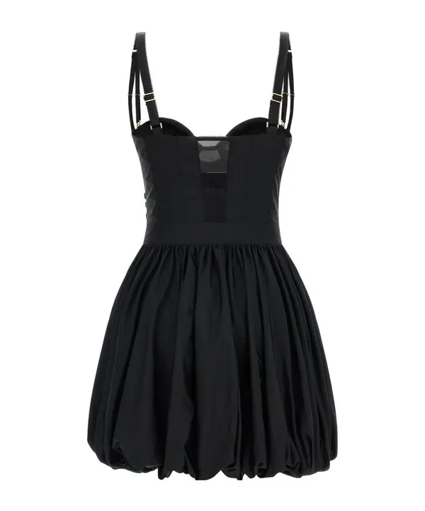 Elisabetta Franchi Corset Mini Dress With Puffy Skirt
