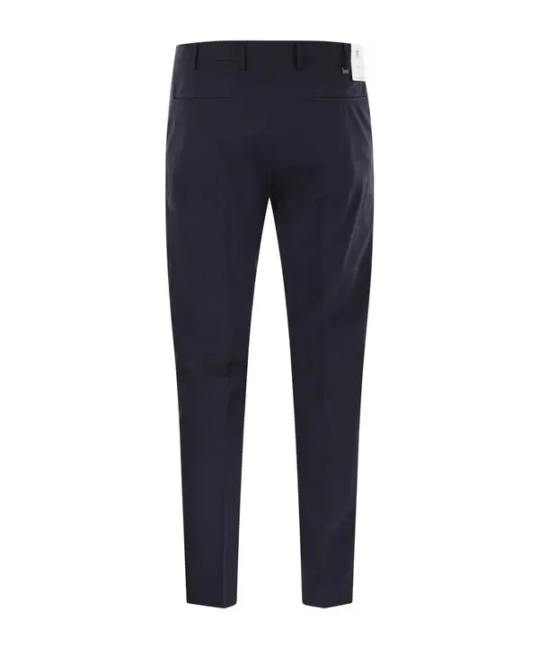 PT TORINO Dieci Stretch Trousers - Black