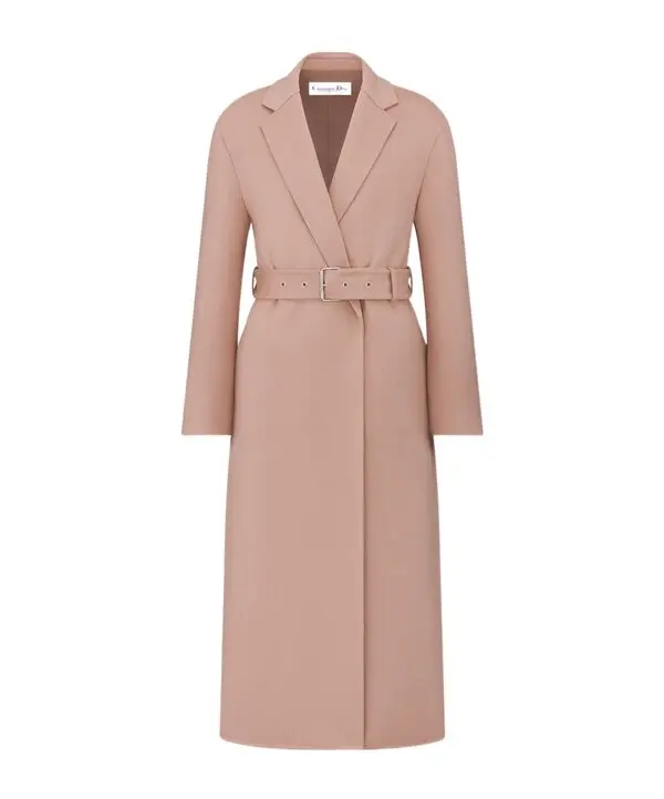 Dior Belted Coat - Pink