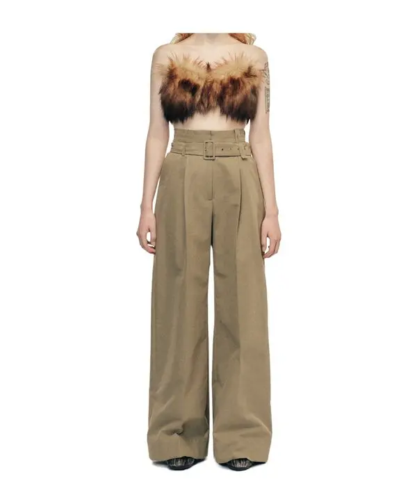 Simone Rocha Belted Wide-leg Trousers