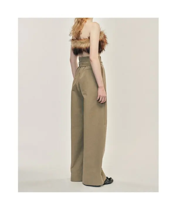 Simone Rocha Belted Wide-leg Trousers