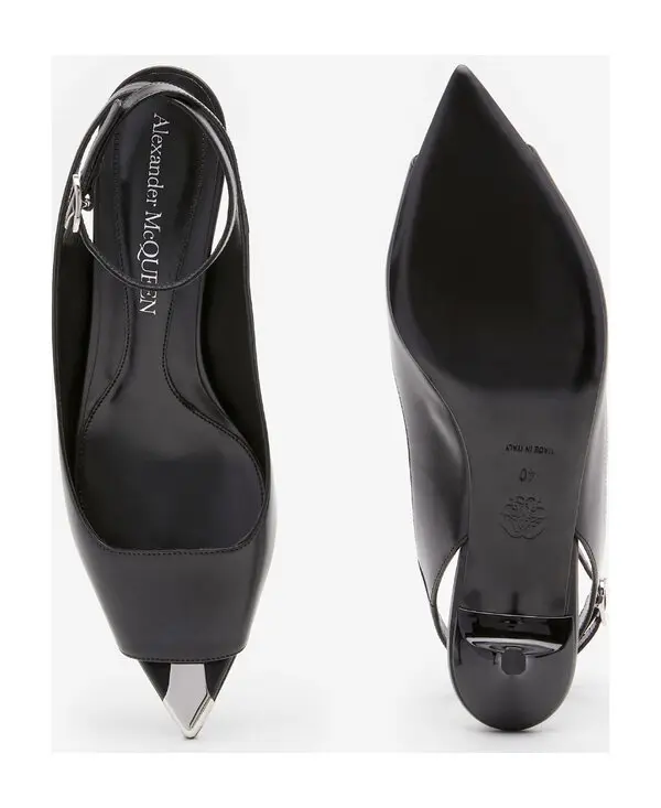 Alexander McQueen Punk Pointed-toe Sandals With Buckled Ankle Straps