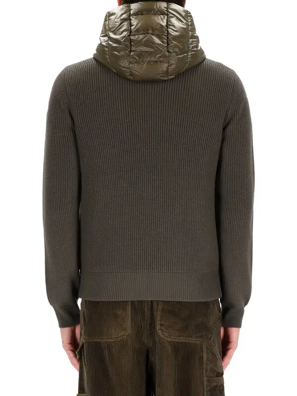 Moncler Quilted Down Zip Hooded Jacket