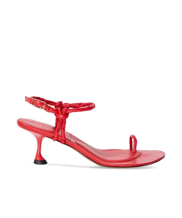 Proenza Schouler Toe Loop Sandals With Side Knot Detailing - Red