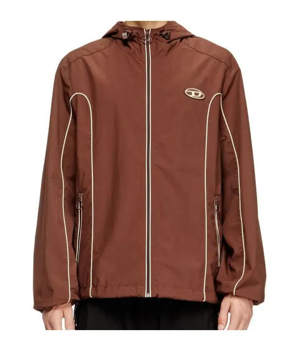 DIESEL® J-hives Logo-appliqué Hooded Jacket