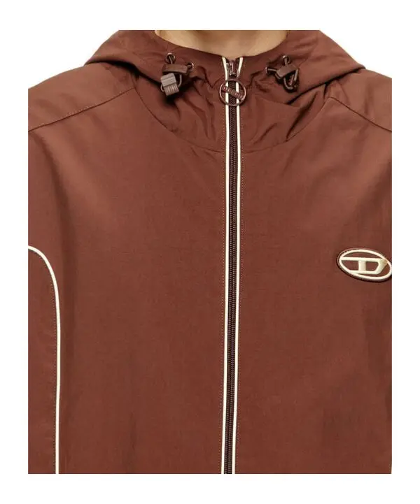 DIESEL® J-hives Logo-appliqué Hooded Jacket