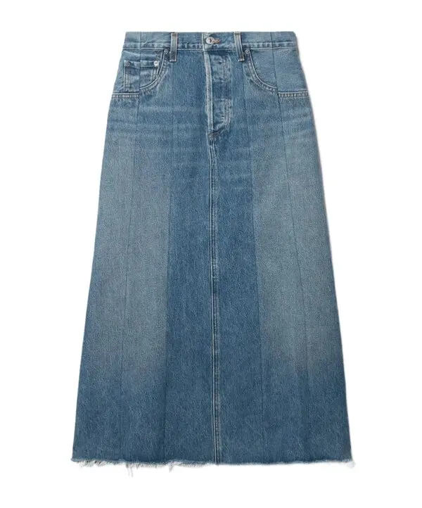 Citizens Of Humanity Denim Midi Skirt