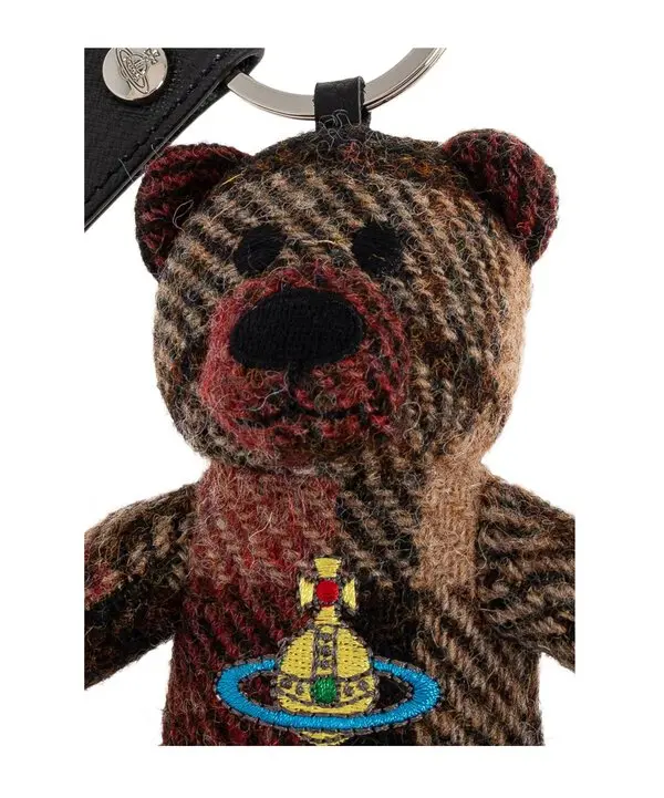 VIVIENNE WESTWOOD Bear Keychain - Multicolor