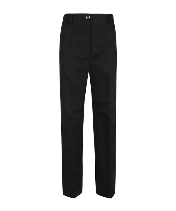 PATOU Wide-leg Tailored Trousers - Black