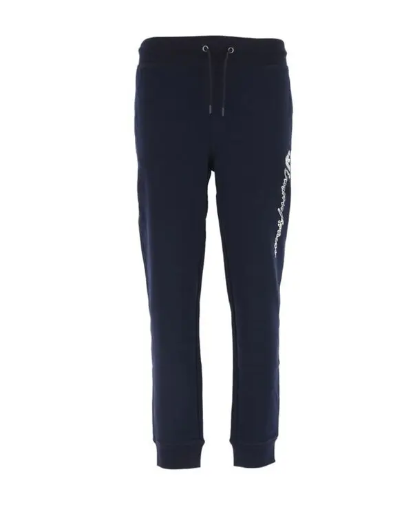 Emporio Armani Logo Details Sweatpants - Black