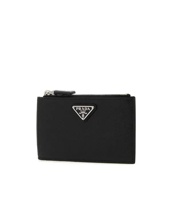 Prada Zip-up Cardholder - Black