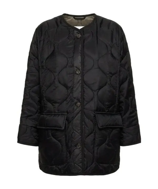 THE FRANKIE SHOP Teddy Quilted Jacket - Black